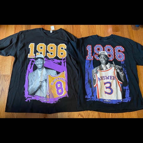 Vintage | Shirts | Kobe Bryant Class Of 96 Draft Day Teeshirt | Poshmark